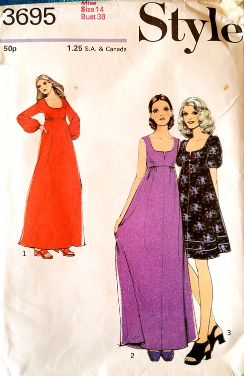 Style 3695 | Vintage Sewing Patterns | Fandom