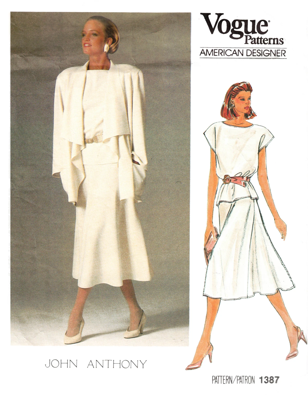 Vogue 1387 A | Vintage Sewing Patterns | Fandom