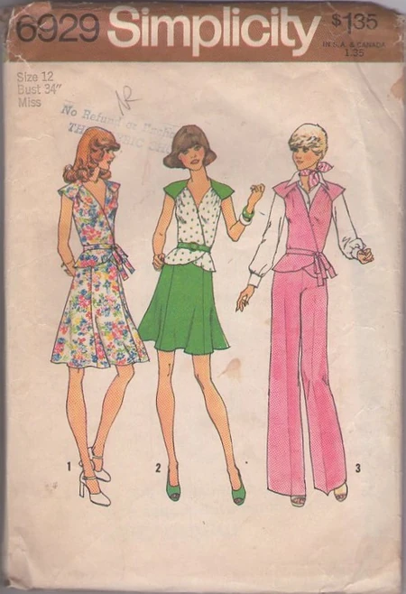 Simplicity 6929 A | Vintage Sewing Patterns | Fandom