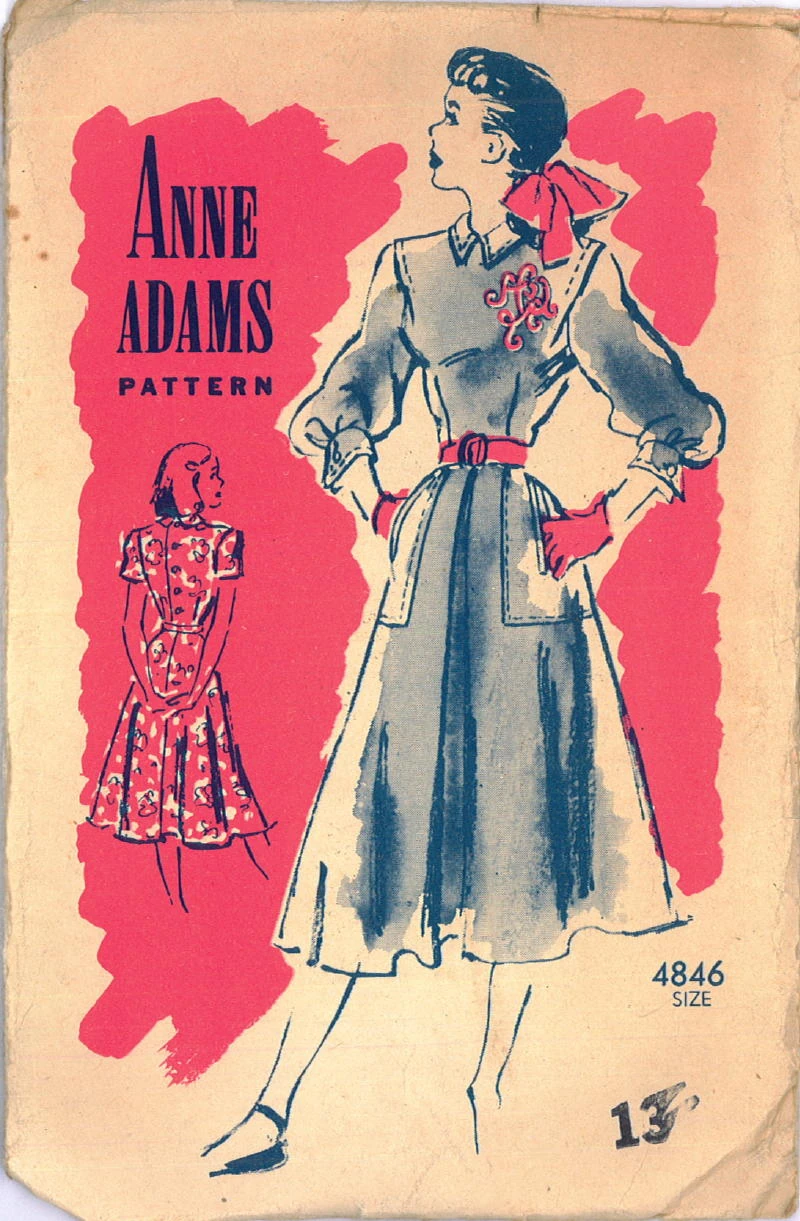 Anne Adams 4846 | Vintage Sewing Patterns | Fandom