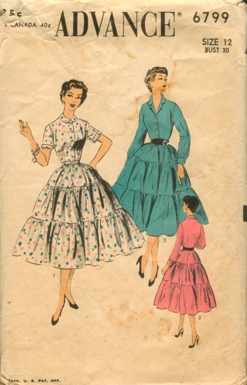Advance 6799 | Vintage Sewing Patterns | Fandom