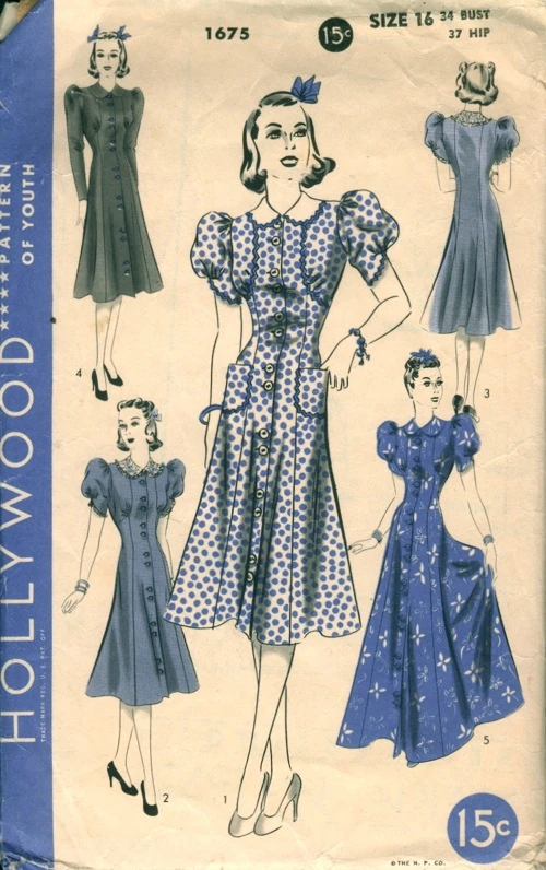 Hollywood 1675 | Vintage Sewing Patterns | Fandom