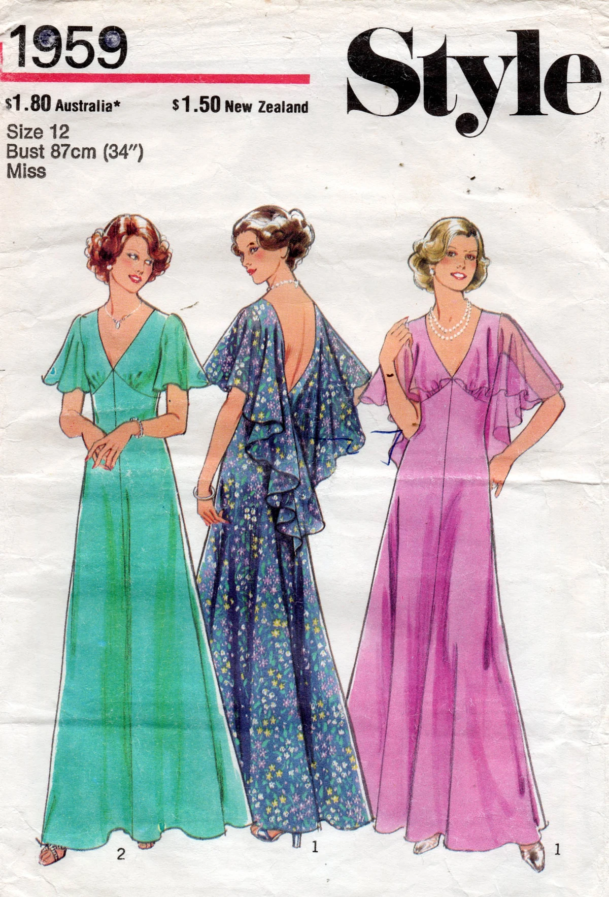 Style 1959 A | Vintage Sewing Patterns | Fandom