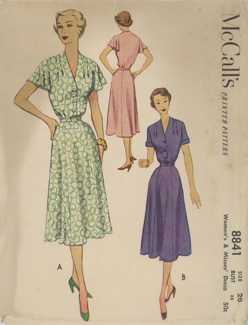 McCall's 8841 | Vintage Sewing Patterns | Fandom