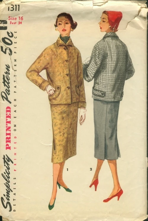 Simplicity 1311 | Vintage Sewing Patterns | Fandom