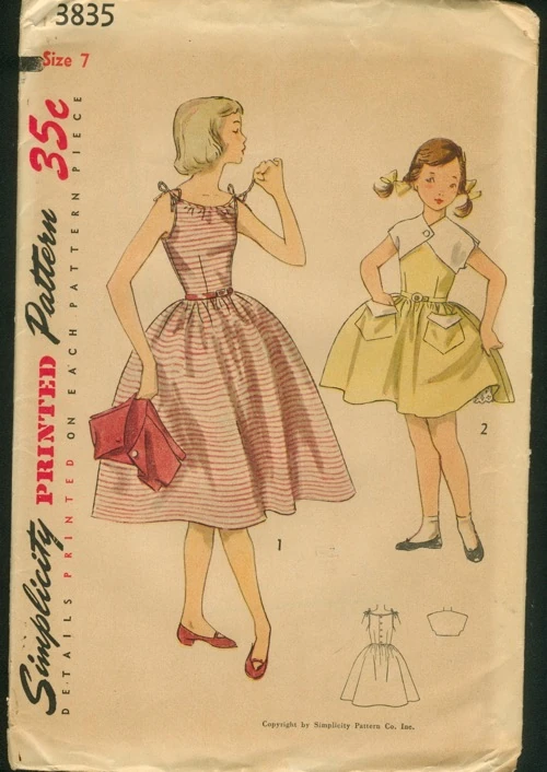 Simplicity 3835 | Vintage Sewing Patterns | Fandom