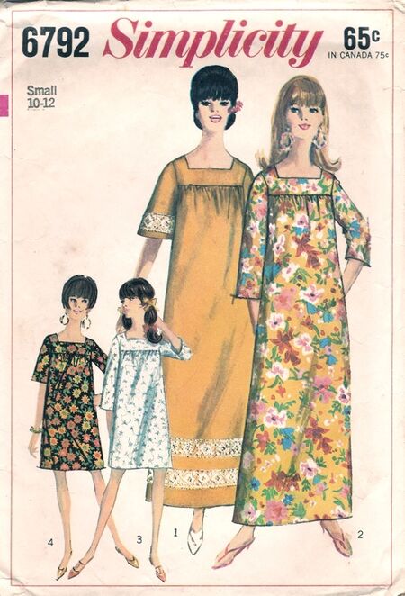 Simplicity 6792 | Vintage Sewing Patterns | Fandom