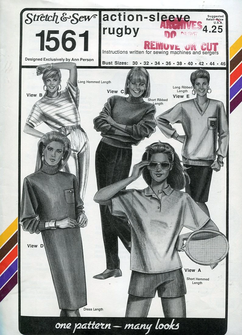 Stretch & Sew 1561 | Vintage Sewing Patterns | Fandom