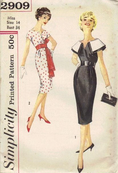 Simplicity 2909 | Vintage Sewing Patterns | Fandom