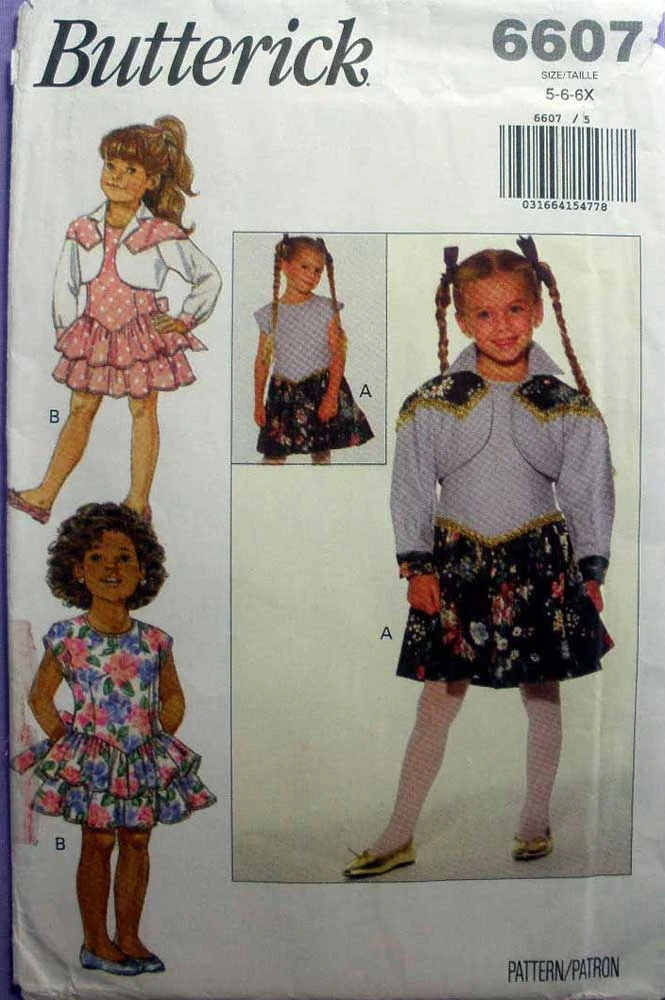 Butterick 6607 B | Vintage Sewing Patterns | Fandom