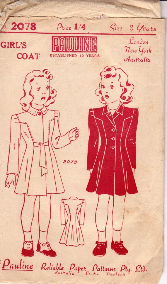Pauline 2078 | Vintage Sewing Patterns | Fandom