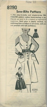 Sew-Rite 8290 | Vintage Sewing Patterns | Fandom