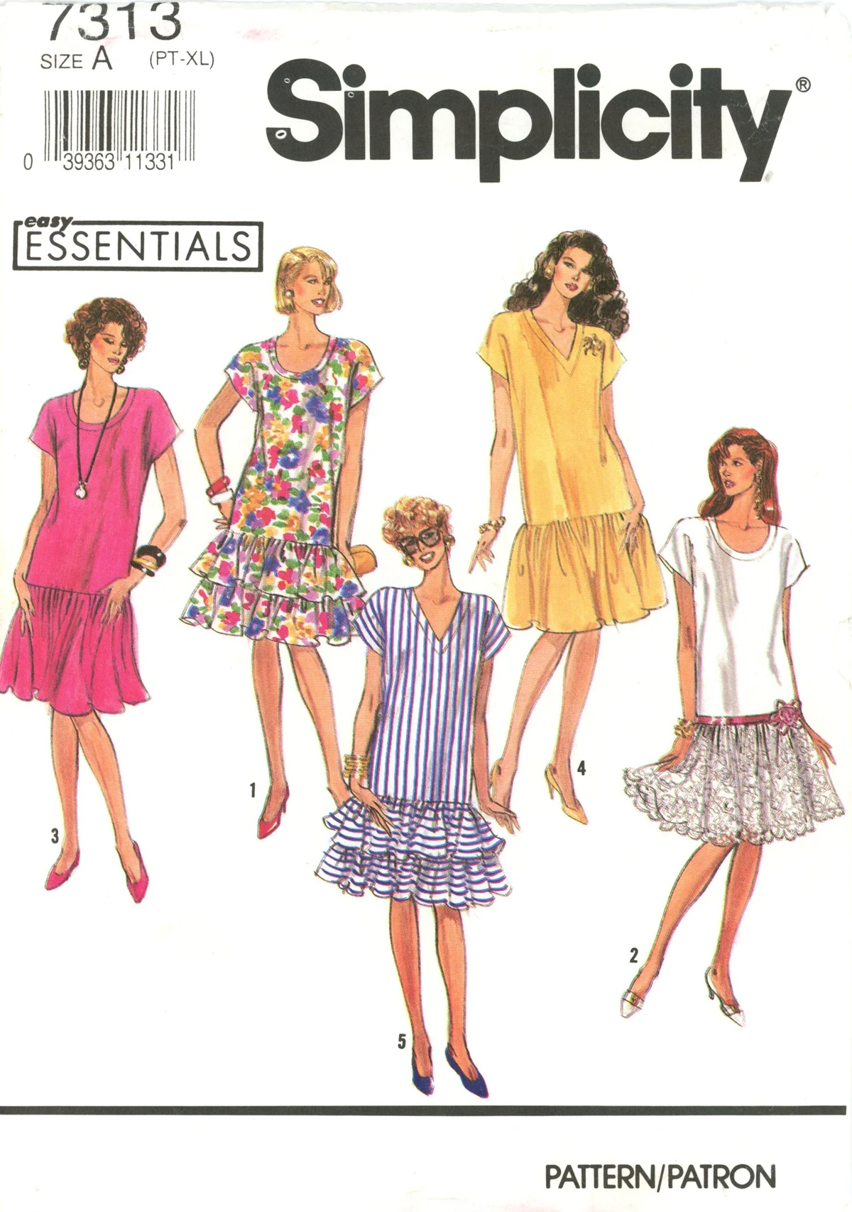 Simplicity 7313 B | Vintage Sewing Patterns | Fandom