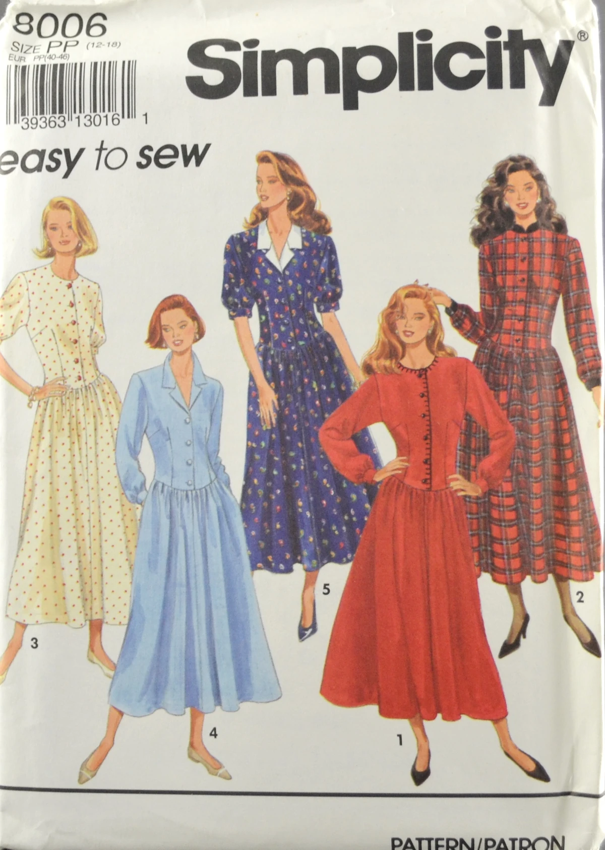Simplicity 8006 A | Vintage Sewing Patterns | Fandom