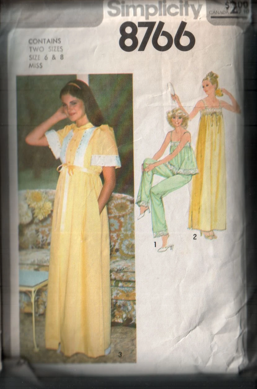 Simplicity 8766 | Vintage Sewing Patterns | Fandom