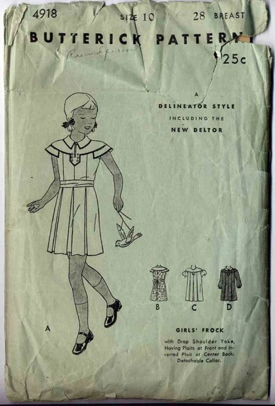 Butterick 4918 A | Vintage Sewing Patterns | Fandom