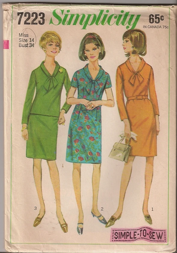 Simplicity 7223 A | Vintage Sewing Patterns | Fandom