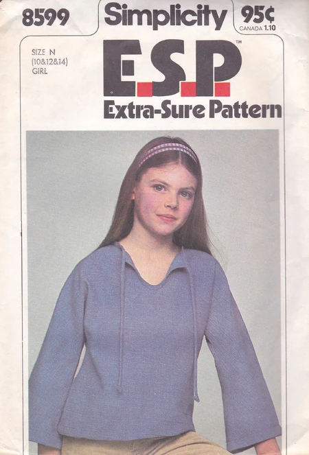 Simplicity 8599 A | Vintage Sewing Patterns | Fandom