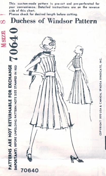 Spadea 70640 | Vintage Sewing Patterns | Fandom