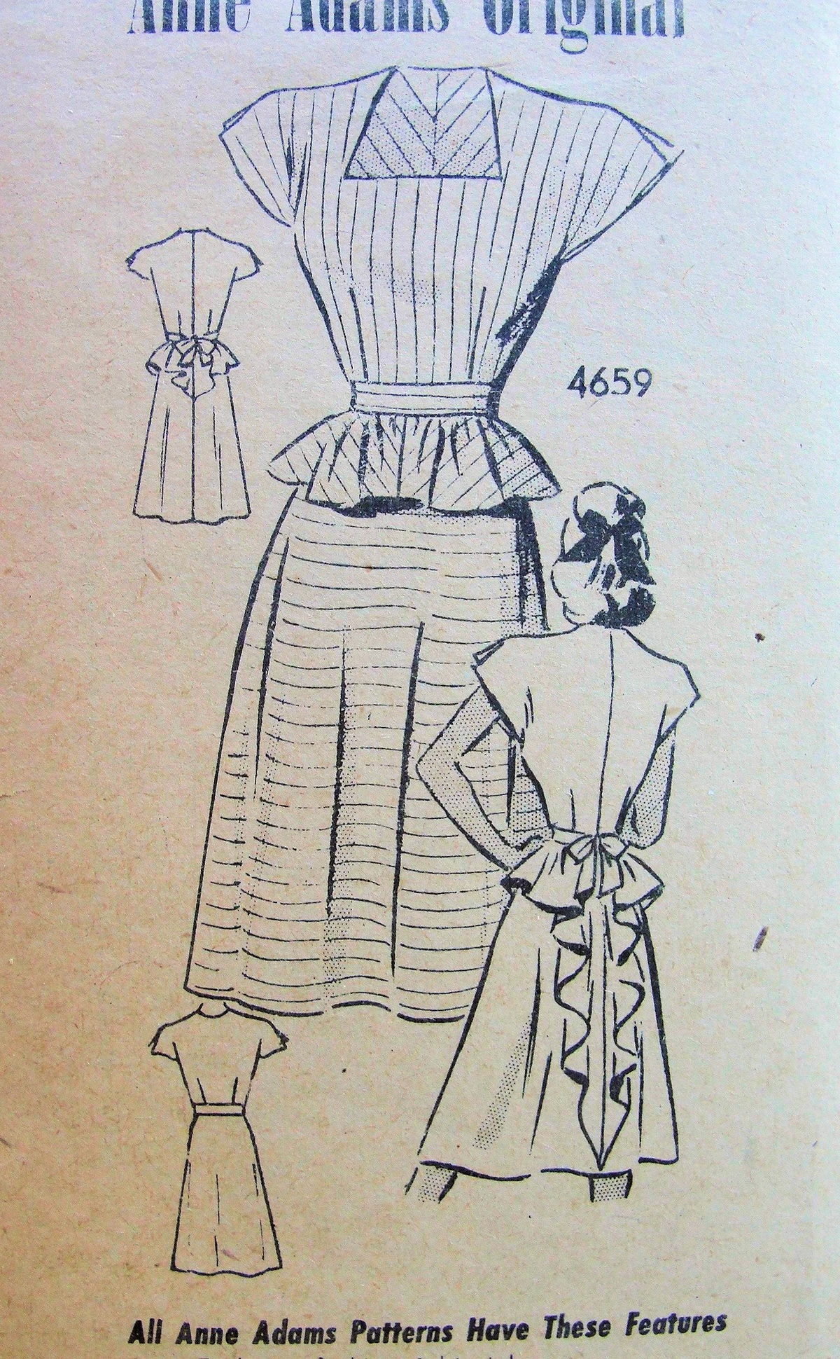 Anne Adams 4659 B | Vintage Sewing Patterns | Fandom