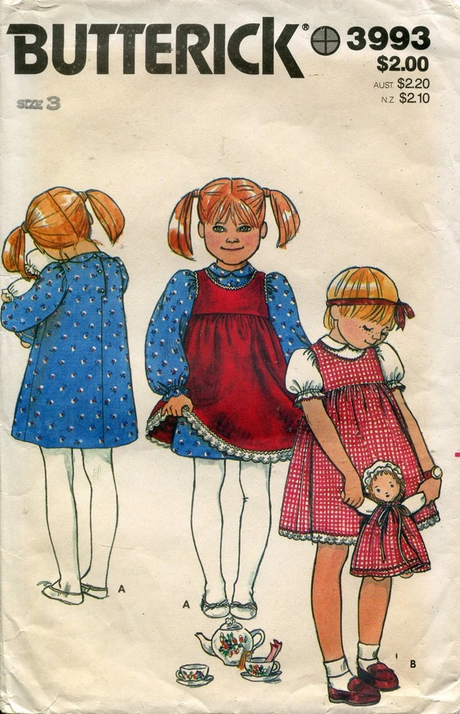 Butterick 3993 A | Vintage Sewing Patterns | Fandom