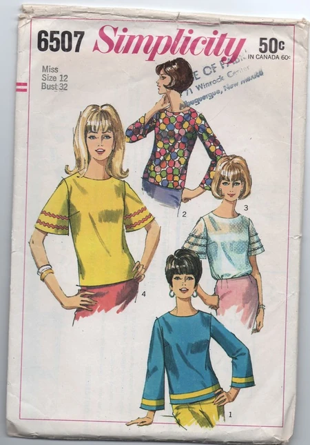 Simplicity 6507 | Vintage Sewing Patterns | Fandom