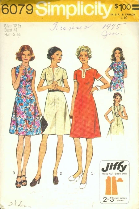 Simplicity 6079 | Vintage Sewing Patterns | Fandom