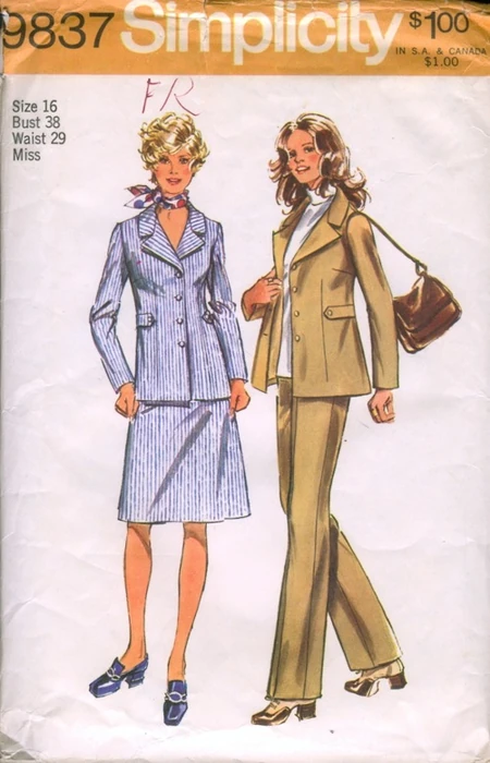 Simplicity 9837 | Vintage Sewing Patterns | Fandom