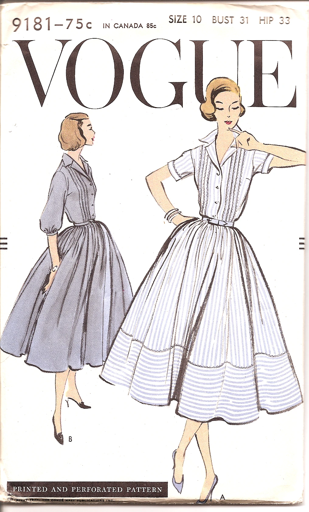 Vogue 9181 | Vintage Sewing Patterns | Fandom