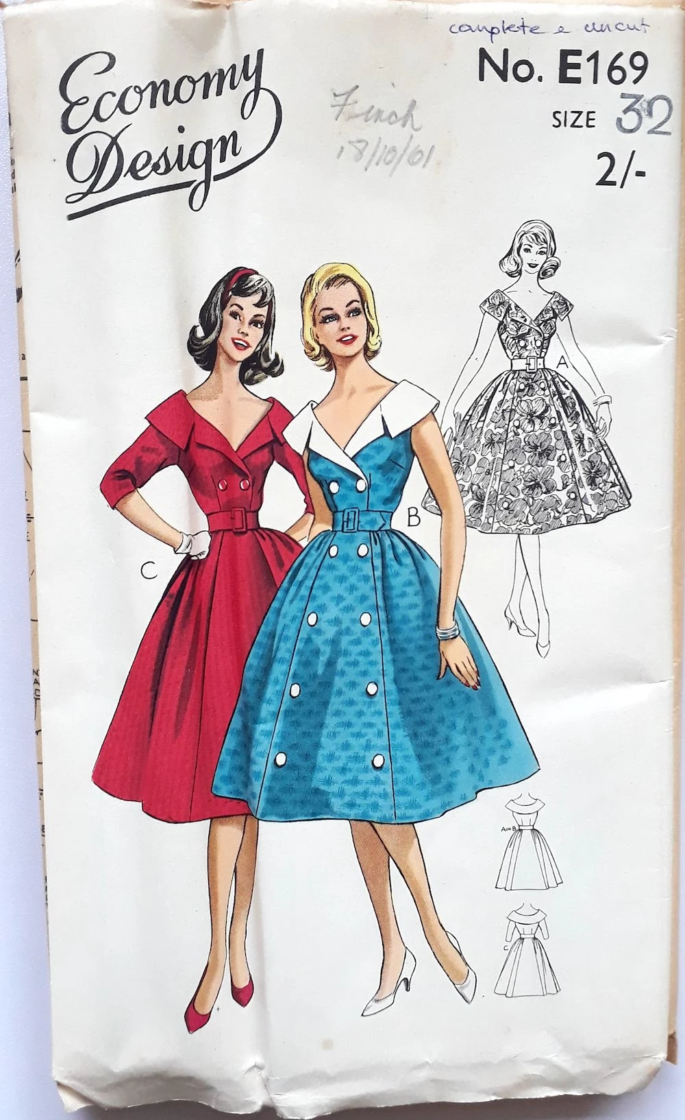 Economy Design E169 | Vintage Sewing Patterns | Fandom