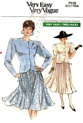 Vogue 7119 A | Vintage Sewing Patterns | Fandom