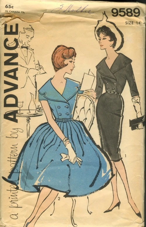 Advance 9589 | Vintage Sewing Patterns | Fandom