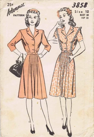 Advance 3858 | Vintage Sewing Patterns | Fandom