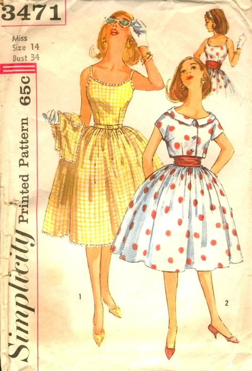 Simplicity 3471 | Vintage Sewing Patterns | Fandom