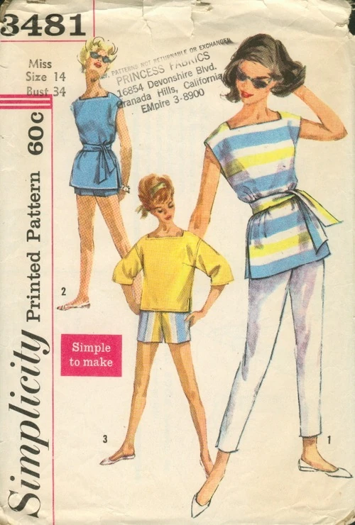 Simplicity 3481 | Vintage Sewing Patterns | Fandom