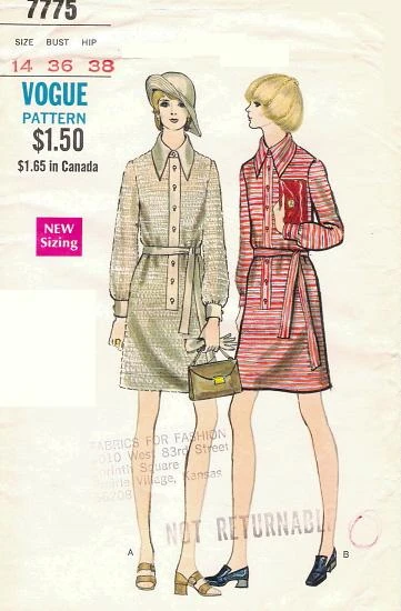 Vogue 7775 | Vintage Sewing Patterns | Fandom