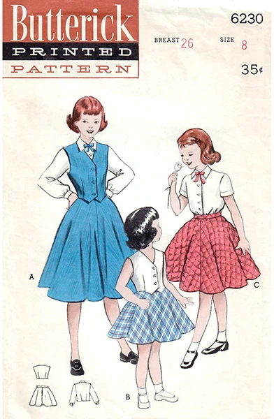 Butterick 6230 B | Vintage Sewing Patterns | Fandom