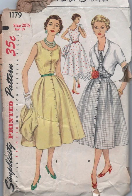 Simplicity 1179 | Vintage Sewing Patterns | Fandom