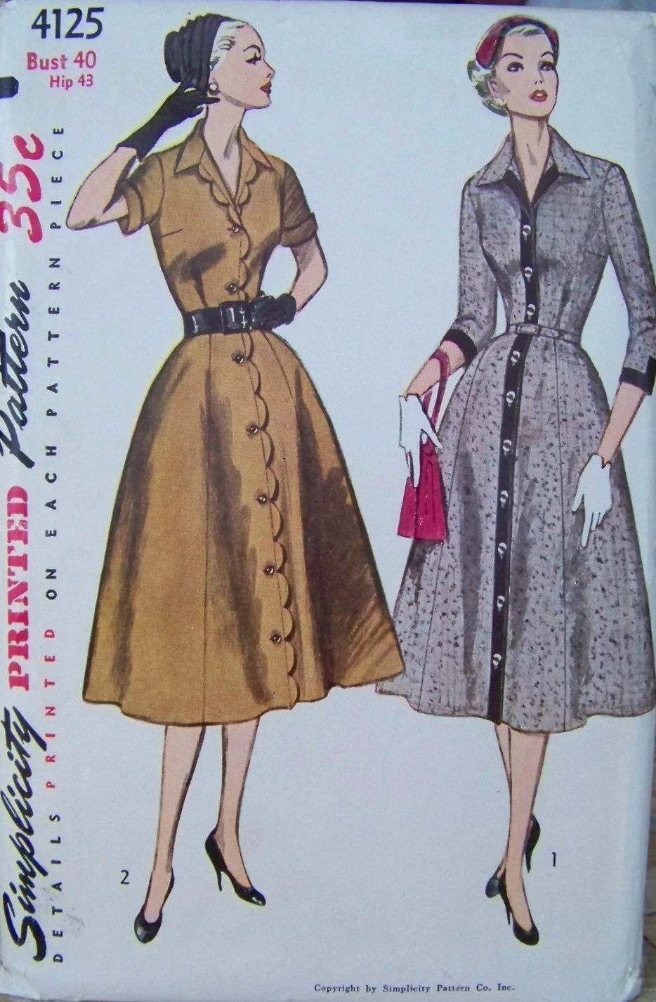 Simplicity 4125 A | Vintage Sewing Patterns | Fandom