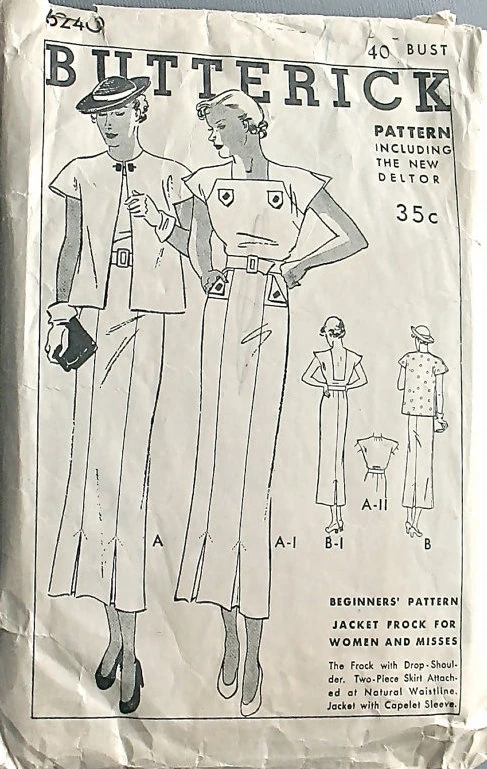 Butterick 6240 A | Vintage Sewing Patterns | Fandom