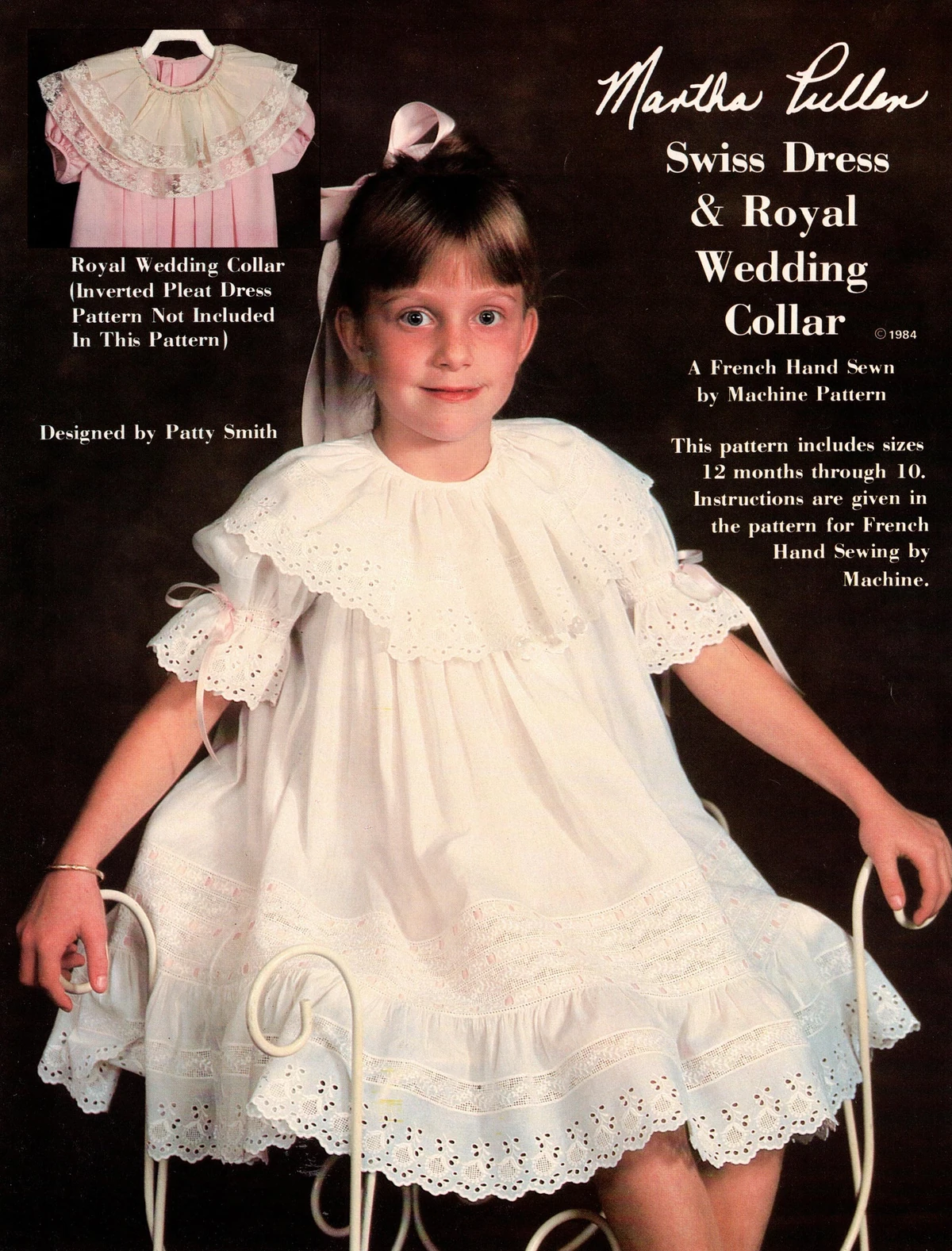 Martha Pullen Swiss Dress & Royal Wedding Collar | Vintage Sewing ...