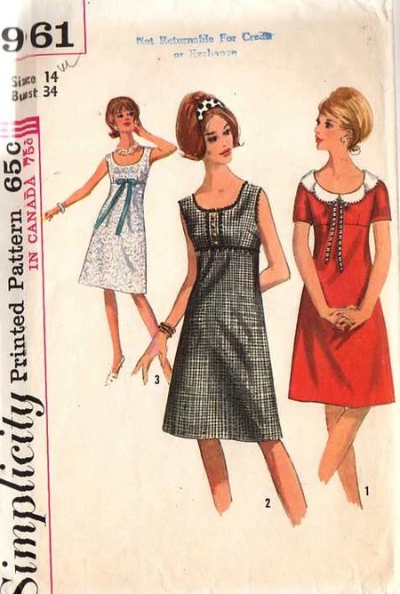 Simplicity 5961 | Vintage Sewing Patterns | Fandom