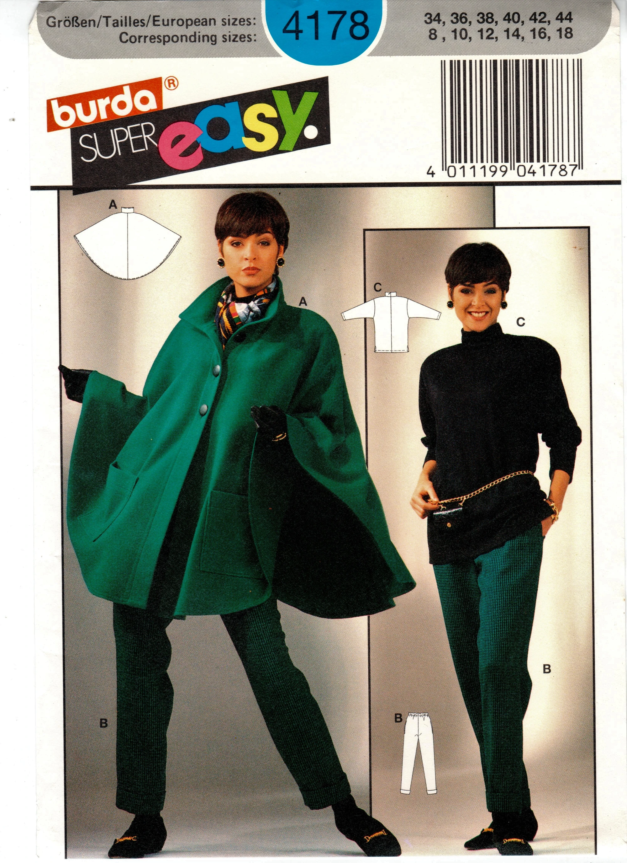 Burda 4178 | Vintage Sewing Patterns | Fandom