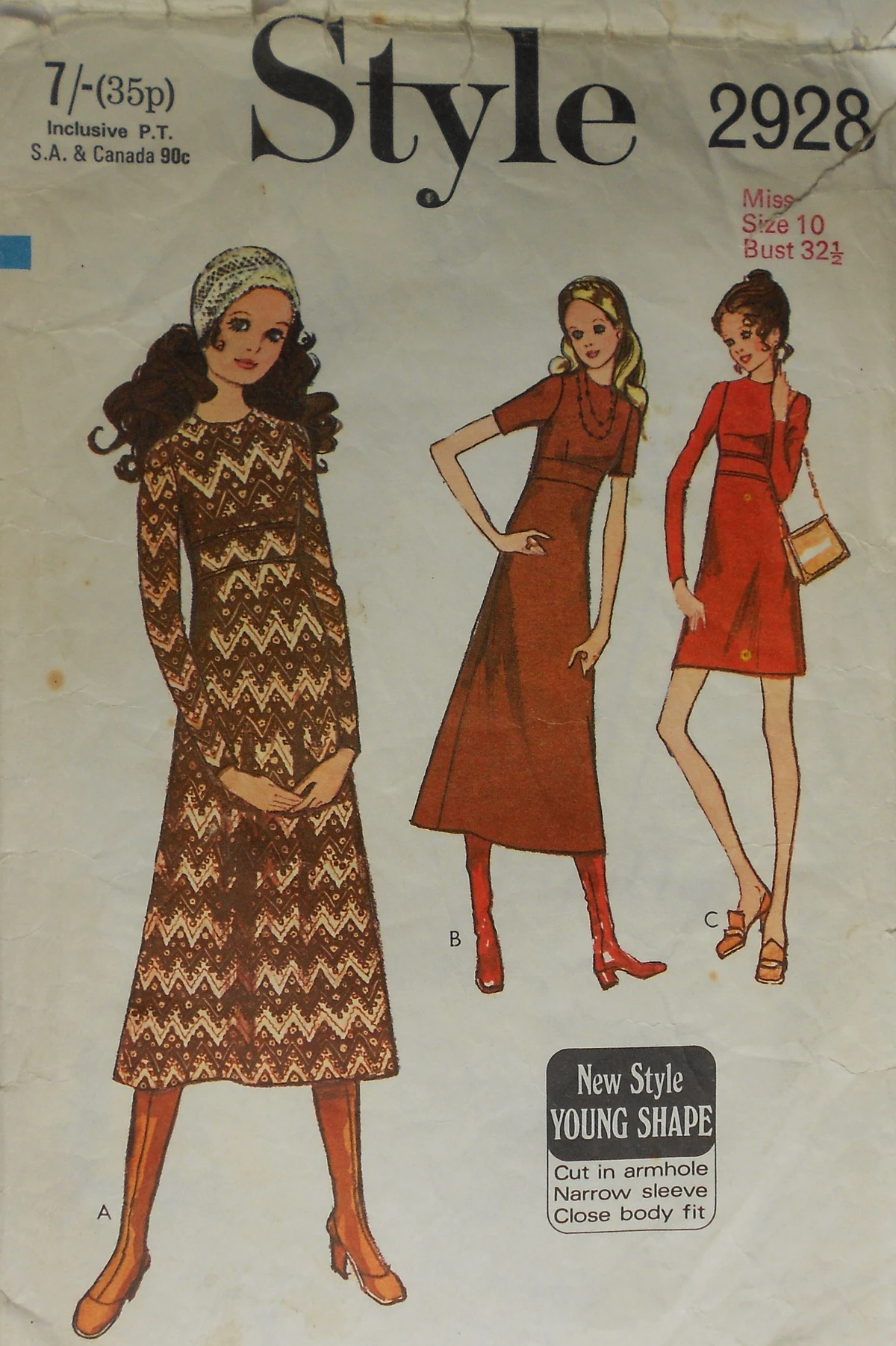 Style 2928 A | Vintage Sewing Patterns | Fandom