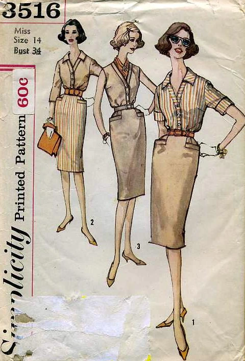Simplicity 3516 | Vintage Sewing Patterns | Fandom