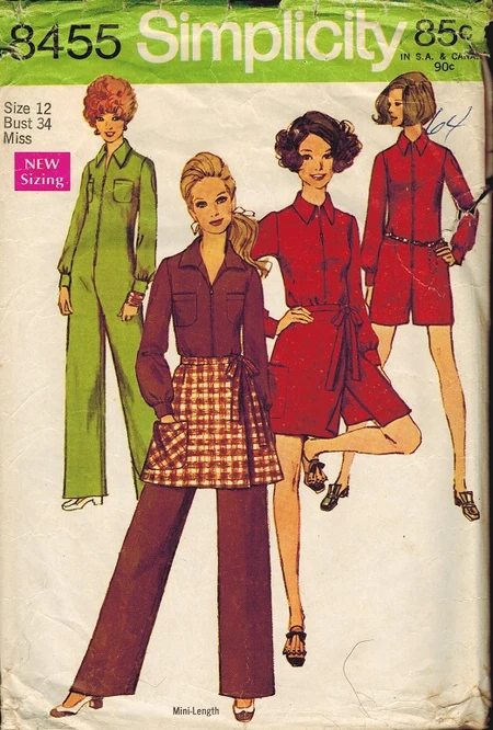 Simplicity 8455 | Vintage Sewing Patterns | Fandom