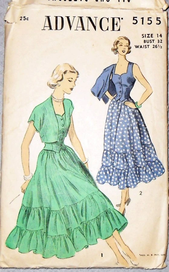 Advance 5155 | Vintage Sewing Patterns | Fandom