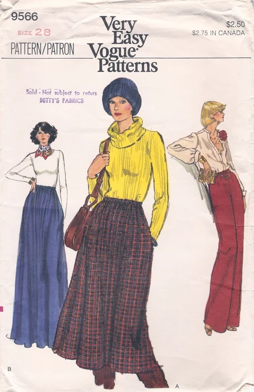 Vogue 9566 A | Vintage Sewing Patterns | Fandom