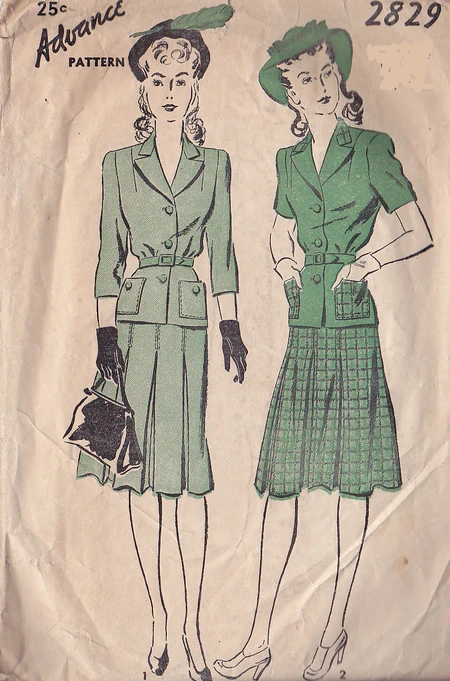 Advance 2829 | Vintage Sewing Patterns | Fandom