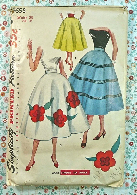 Simplicity 4658 A | Vintage Sewing Patterns | Fandom